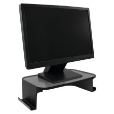 Advantus Fusion Monitor Stand, Black/Gray | OfficeSupply.com