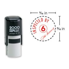 Custom 2000Plus® PrintPro™ R17 Self-Inking Round/Circle Stamp, 9/16 ...