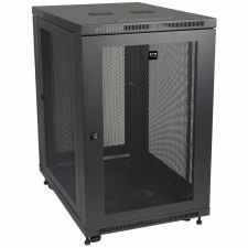 Eaton Tripp Lite Series SmartRack 18U Mid-Depth Half-Height Rack Enclosure Cabinet ...