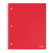 Stellar Poly Notebook, 8-1/2" x 11", 1 Subject, College Ruled, 100 ...