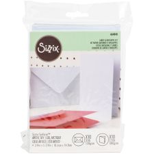 Sizzix Surfacez Card & Envelope Pack A6 10/Pkg | OfficeSupply.com
