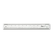 Westcott Acrylic See-Through Ruler, 12" | OfficeSupply.com