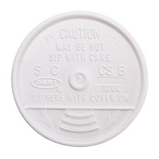 Dart Sip Thru Lid - 1000 / Carton - Translucent | OfficeSupply.com