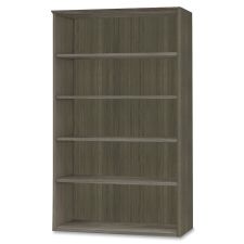 Mayline Medina Series Gray Laminate. 5-Shelf Bookcase | OfficeSupply.com