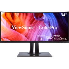 ViewSonic VP3481a 34-Inch WQHD+ Curved Ultrawide USB C Monitor with ...