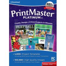 Encore PrintMaster Platinum v8, For PC And Apple Mac, Traditional Disc ...