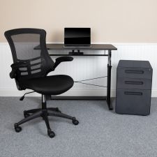 Stiles Work From Home Kit - Adjustable Computer Desk, Ergonomic Mesh ...