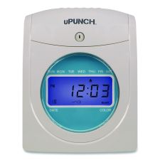 uPunch Digital Auto-Align Punch Time Clock Bundle, Digital Display ...