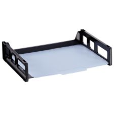 Officemate OIC Side-Load Letter Tray, 2 3/4" x 13 3/16" x 9", Black ...