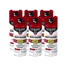 Rust-Oleum Stops Rust 5-in-1 Spray Paint, Gloss Regal Red, 12 oz ...