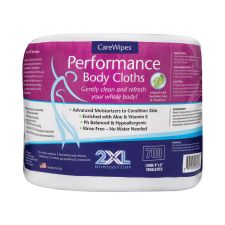 2XL Performance Body Cloths, 1-Ply, 6 x 8, Unscented, White, 700/Pack ...