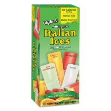 Wyler's Italian Ices Italian Ices Freezer Bars, Assorted Fruit Flavors ...