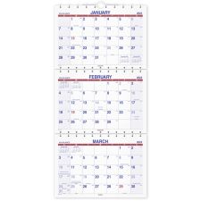 2023-2025 AT-A-GLANCE Move-A-Page 3-Month Wall Calendar, 12" x 27 ...