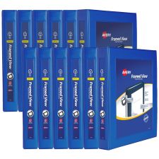 Avery Framed View Heavy-Duty Binders, 3 Rings, 1" Capacity, 11 x 8.5 ...