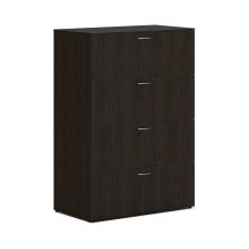 HON Mod Lateral File | 4 Drawers | 36"W | Java Oak Finish ...