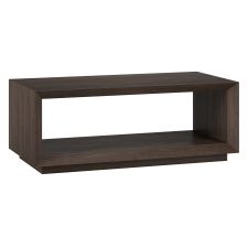 Tannen 48" Wide Rectangular Coffee Table in Alder Brown | OfficeSupply.com