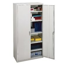 HON Brigade 5-Shelf Storage Cabinet, Adjustable Shelves, 72"H x 36"W x ...