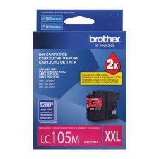 Brother LC105 Magenta High-Yield Ink Cartridge, LC105M | OfficeSupply.com