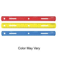 Westcott 12" Plastic Ruler - 12" Length - 1/16 Graduations - Imperial ...