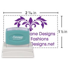 Custom ECO-GREEN Xstamper® Pre-Inked Stamp, N16, 1-1/2" x 2-7/16 ...