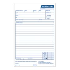 TOPS Triplicate Carbonless Job Work Orders, 5 1/2" x 8 1/2", Pack Of 50 ...
