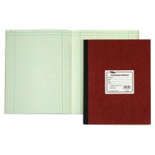 TOPS Computation Notebook, 11 3/4" x 9 1/4", 4 x 4 Quad, 75 Sheets ...