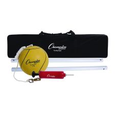 Champion Sports Deluxe Tetherball Tournament Set, Ball/24" Telescopic ...