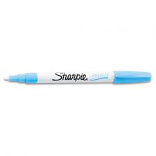 Sharpie Permanent Paint Marker, Fine Point, Aqua | OfficeSupply.com