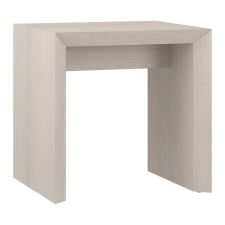 Oswin 22" Wide Rectangular Side Table in Alder White | OfficeSupply.com