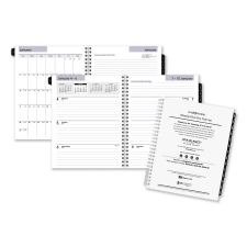 AT-A-GLANCE DayMinder Executive Weekly/Monthly Refill, 8.75 x 7, White ...