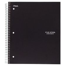 Five Star Notebook, 8 1/2" x 11", 5 Subjects, College Ruled, 200 Sheets ...