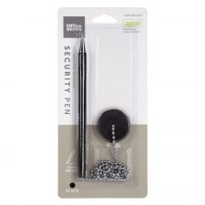 Security Counter Pen With Antimicrobial Protection, Medium Point, 1.0 ...
