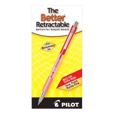 Pilot Better Retractable Ballpoint Pens, 0.7 mm, Translucent Barrel ...