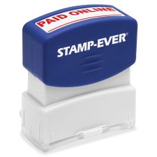 Stamp-Ever PAID ONLINE Pre-inked Stamp | OfficeSupply.com