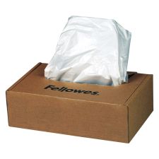 Fellowes Powershred Waste Bags, White, Carton Of 100 Bags ...