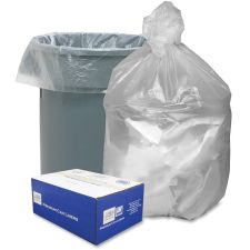 Berry Translucent Waste Can Liners, 60 gal Capacity, 38"x 58", 0.47 mil ...