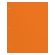 2-Pocket School-Grade Paper Folder, Letter Size, Orange | OfficeSupply.com