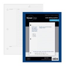 TOPS FocusNotes Filler Paper, 8 1/2" x 11", 20 Lb, White, Pack Of 100 ...