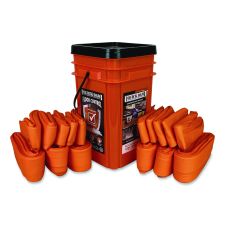 Quick Dam Indoor Bucket Kit, (1) Bucket, (10) 4 ft Water Dams, (6) 10 ...