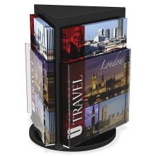 Deflecto 3-Sided Rotating Countertop Display | OfficeSupply.com