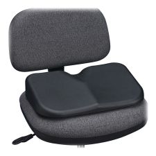 Safco Softspot Seat Cushion, 3"H x 15 1/2"W x 10"D, Black ...