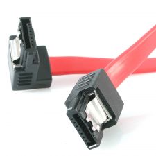 StarTech.com 18in Latching SATA to Right Angle SATA Serial ATA Cable ...