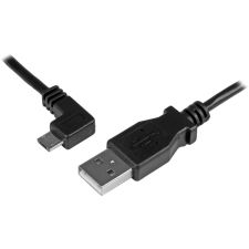 StarTech.com 2m 6 ft Left Angle Micro-USB Charge-and-Sync Cable M/M ...