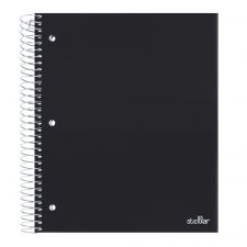 Stellar Poly Notebook, 8-1/2" x 11", 5 Subject, College Ruled, 200 ...