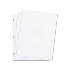 Wilson Jones White Ledger Paper, 8 1/2"x11", Plain, 100 Sheets/Box ...