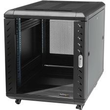 StarTech.com 15U Server Rack Cabinet - Includes Casters and Leveling ...