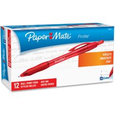 Paper Mate Profile Retractable Ballpoint Pens, Bold Point, 1.4 mm ...