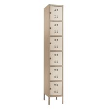 Safco Storage Locker, 6-Box, Single-Column, Tan | OfficeSupply.com