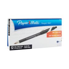 Paper Mate FlexGrip Elite Retractable Ballpoint Pens, Fine Point, 0.8 ...