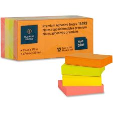 Business Source Premium Repostionable Adhesive Notes - 1 1/2" Flag ...